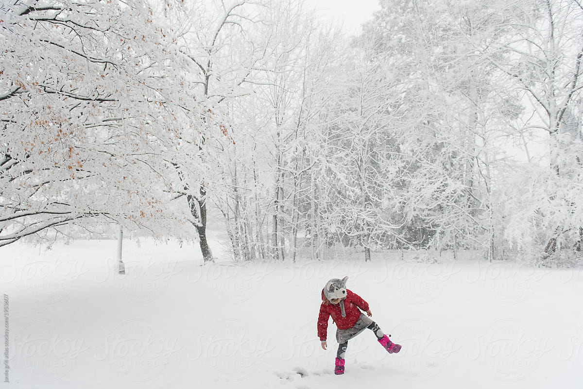 "Stomping In Winter Wonderland" by Stocksy Contributor "Jamie Grill ...
