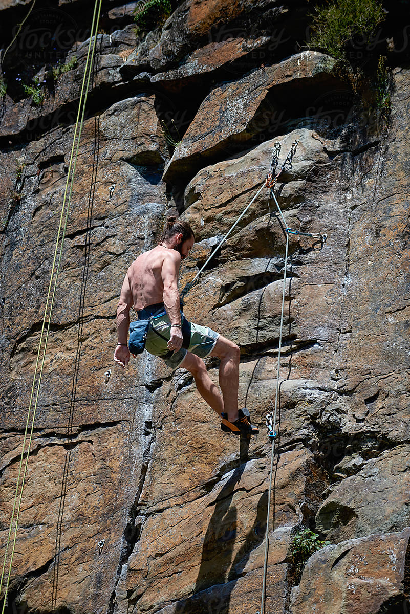"Rock Climbing" by Stocksy Contributor "Jose Coello" - Stocksy