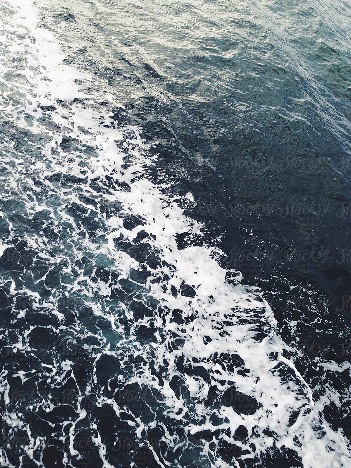 "Wake From Ferry Boat On Puget Sound" by Stocksy Contributor "Rialto ...