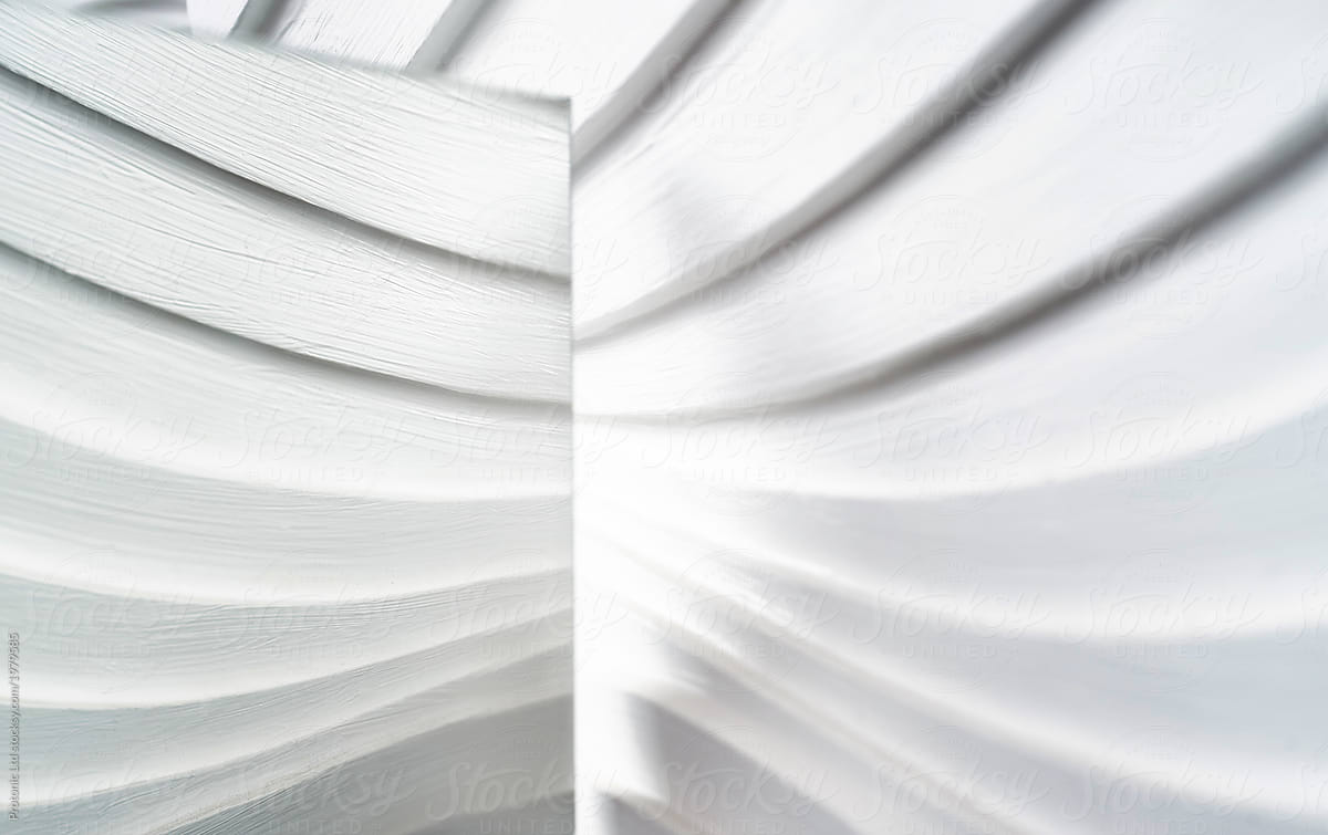 "White Modern Abstract Paper Sculpture" by Stocksy Contributor "PER ...