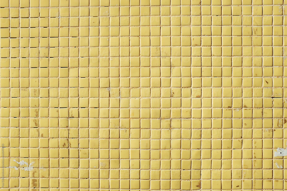 "Yellow Tile On Wall, Closeup" by Stocksy Contributor "Rialto Images ...