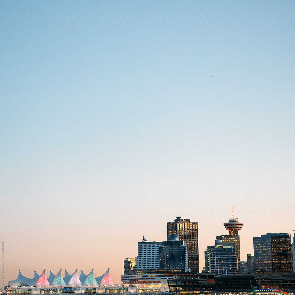 "City Skyline At Sunset" by Stocksy Contributor "Lawrence Del Mundo ...