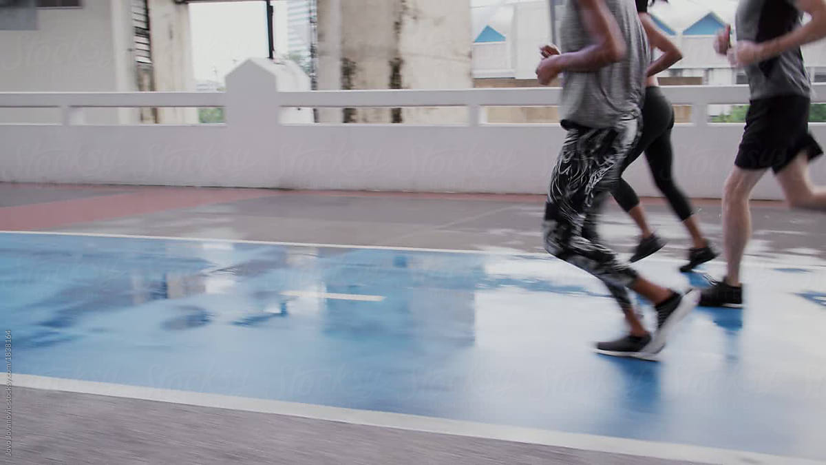 "Group Of Three Friends Running Together" by Stocksy Contributor "Jovo ...