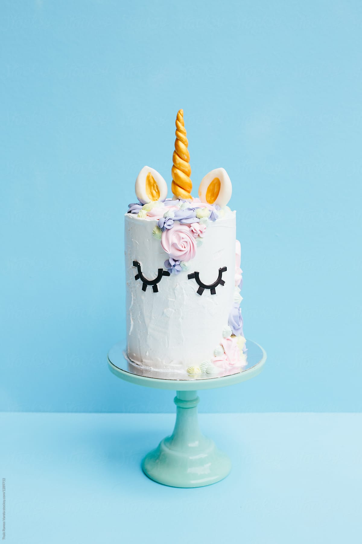 "Unicorn Pastel Cake" by Stocksy Contributor "THAIS RAMOS VARELA" - Stocksy
