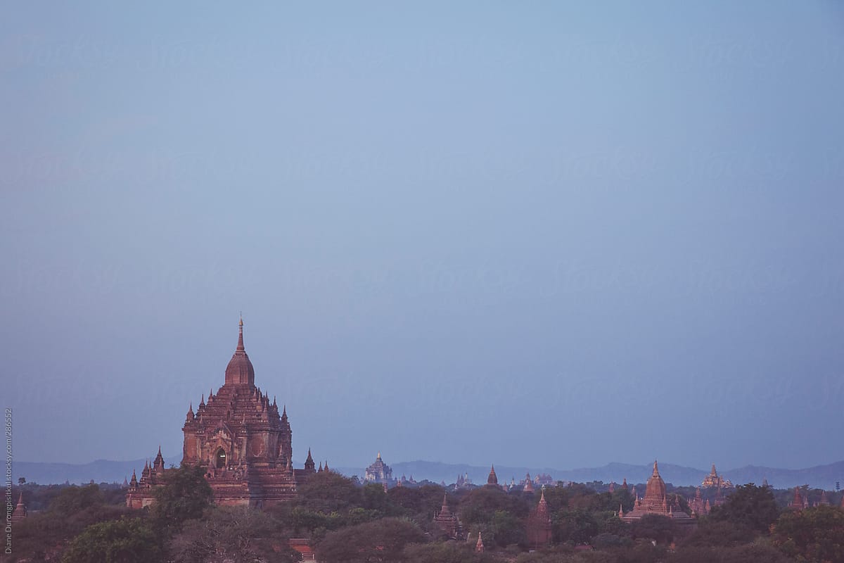 "Early Morning Temple" by Stocksy Contributor "Diane Durongpisitkul ...