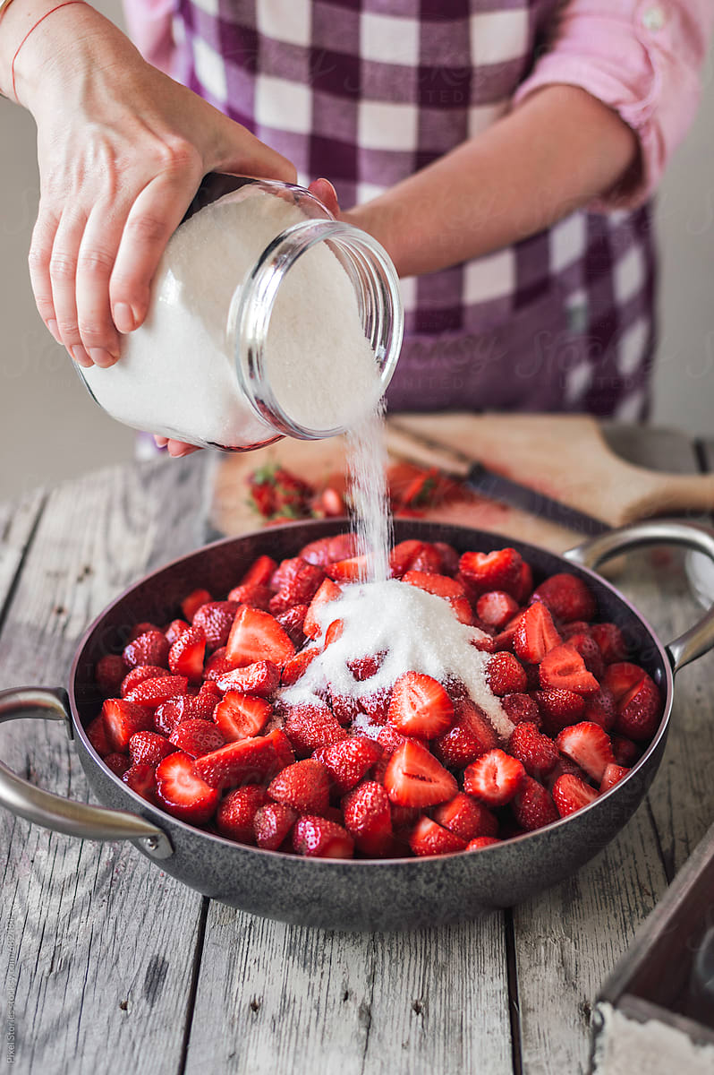 "Woman Preparing Homemade Strawberry Jam" by Stocksy Contributor ...