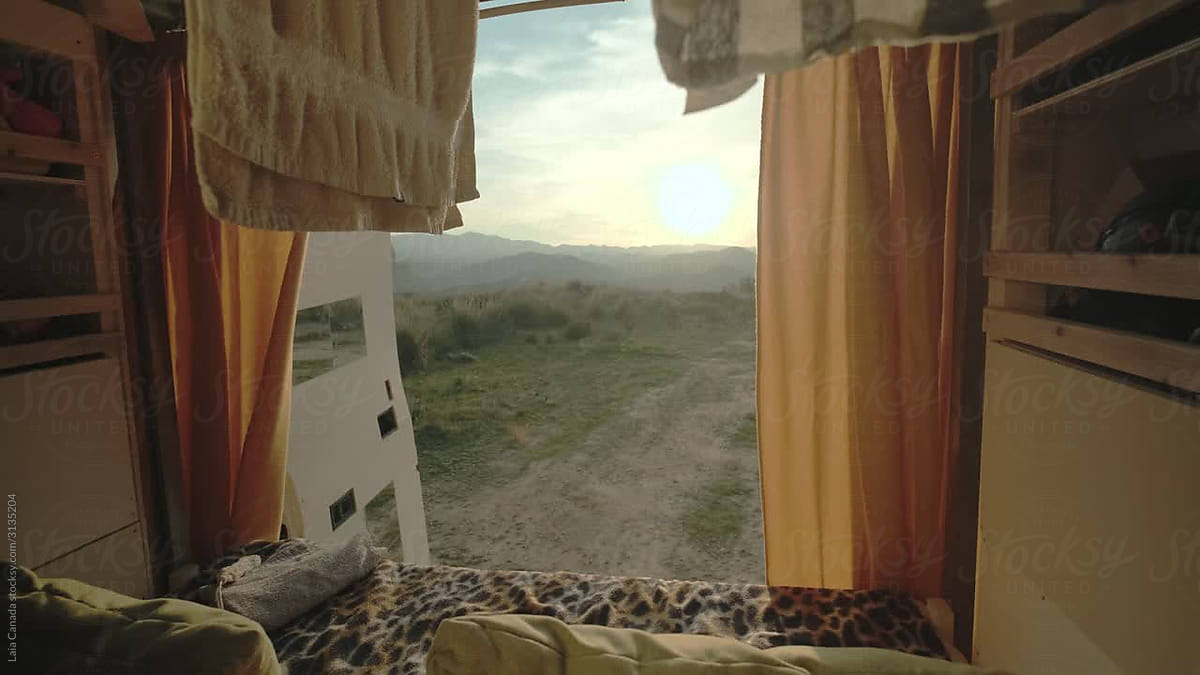 "Man Goes To The Back Of His Van To Prepare Himself For An Outdoor ...