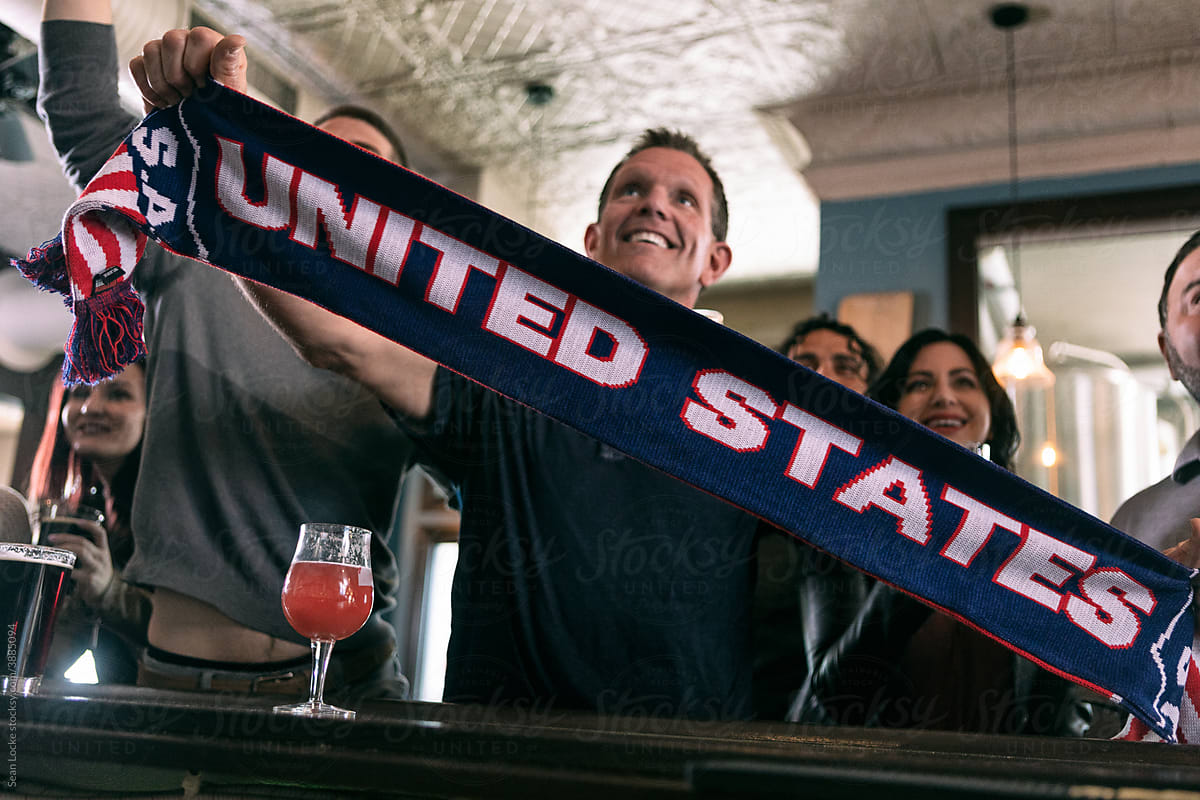 "Brewery: Bar Crowd Cheering On Team USA" by Stocksy Contributor "Sean ...