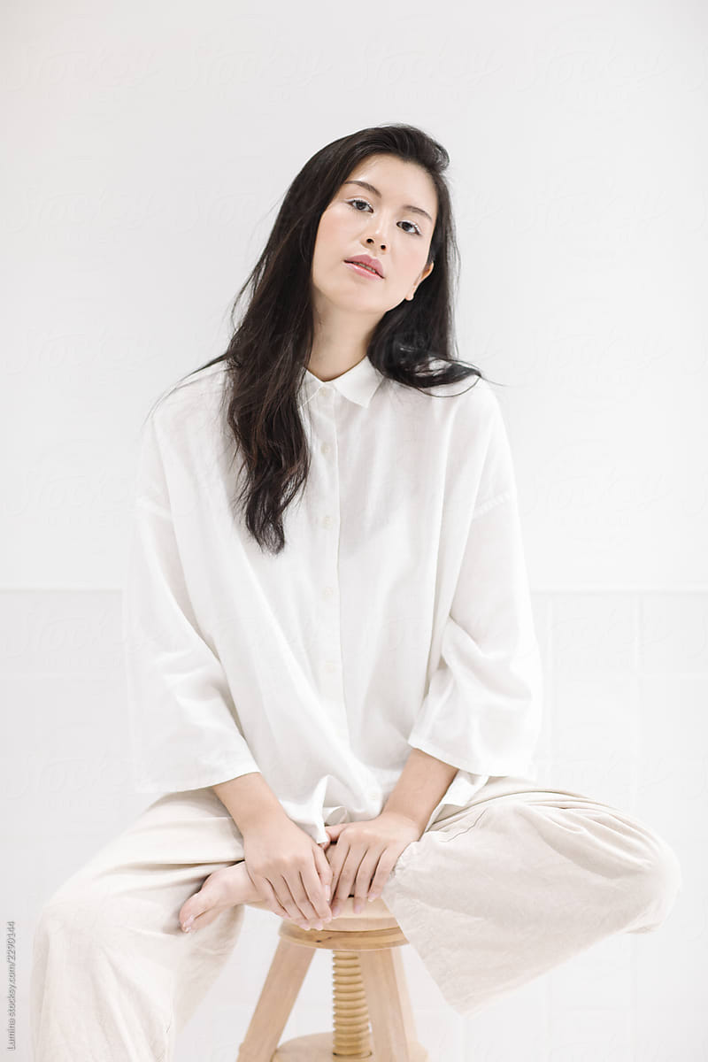 "Portrait Of Asian Woman" by Stocksy Contributor "Lumina" - Stocksy