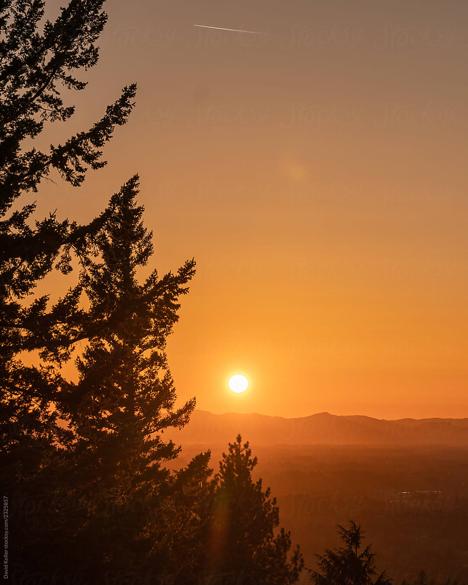 "A Most Orange Sunset - Vertical" by Stocksy Contributor "David Keller ...
