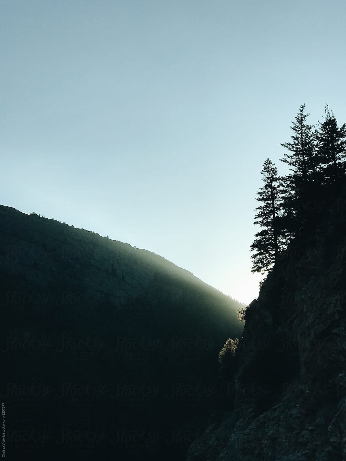 "The Wasatch Mountains At Sunset" by Stocksy Contributor "Chelsea ...