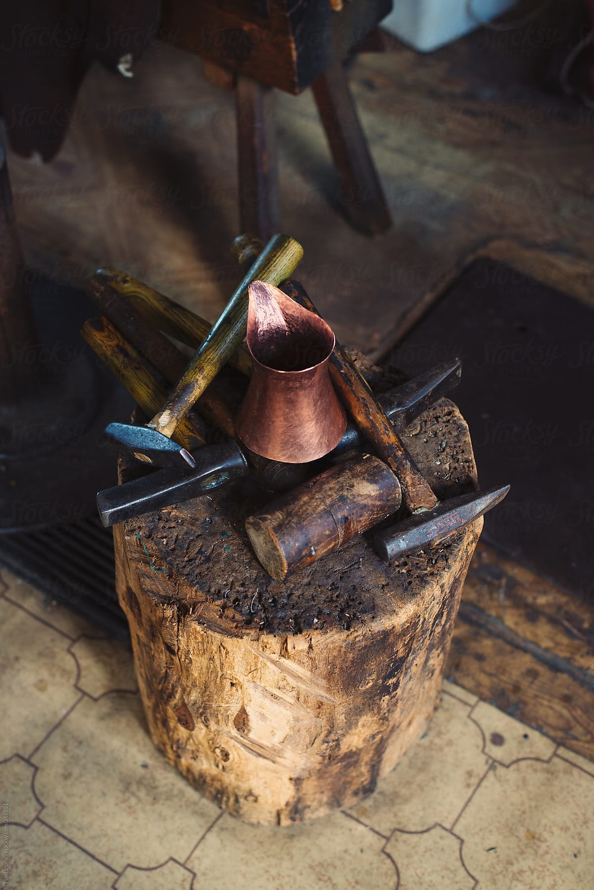 "Blacksmith Tools In Studio" by Stocksy Contributor "Sibila and Pavel ...
