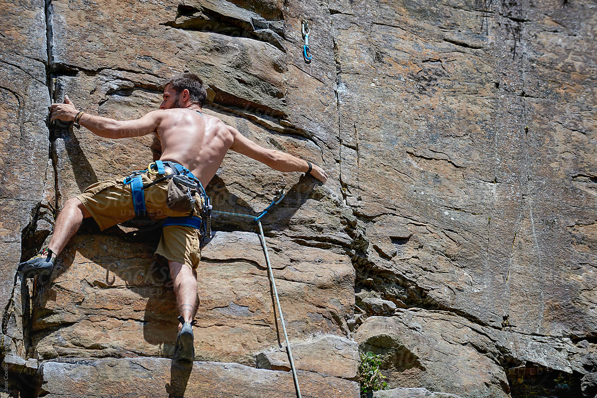 "Rock Climbing" by Stocksy Contributor "Jose Coello" - Stocksy