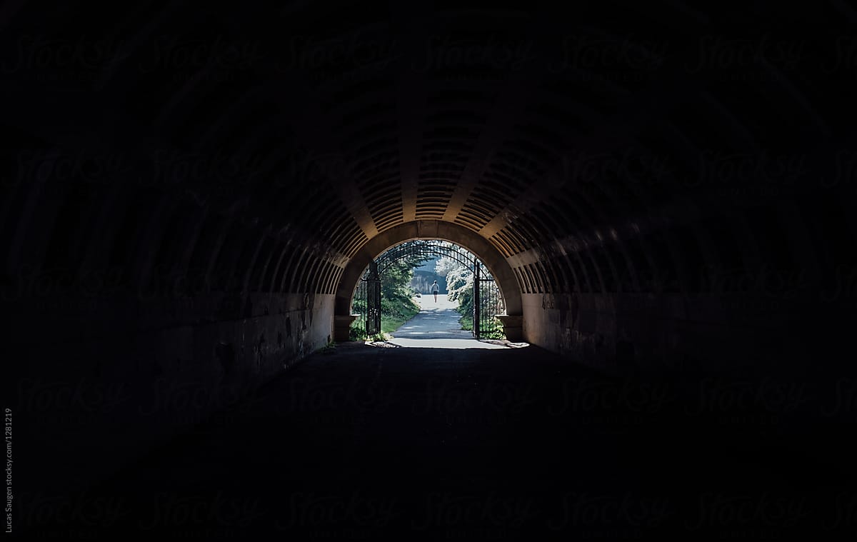 "View To The Road From Tunnel" by Stocksy Contributor "Lucas Saugen ...