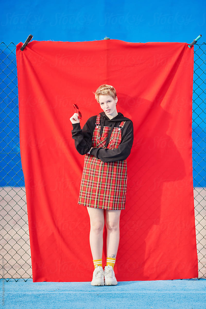 "Woman In Dress" by Stocksy Contributor "Guille Faingold" - Stocksy