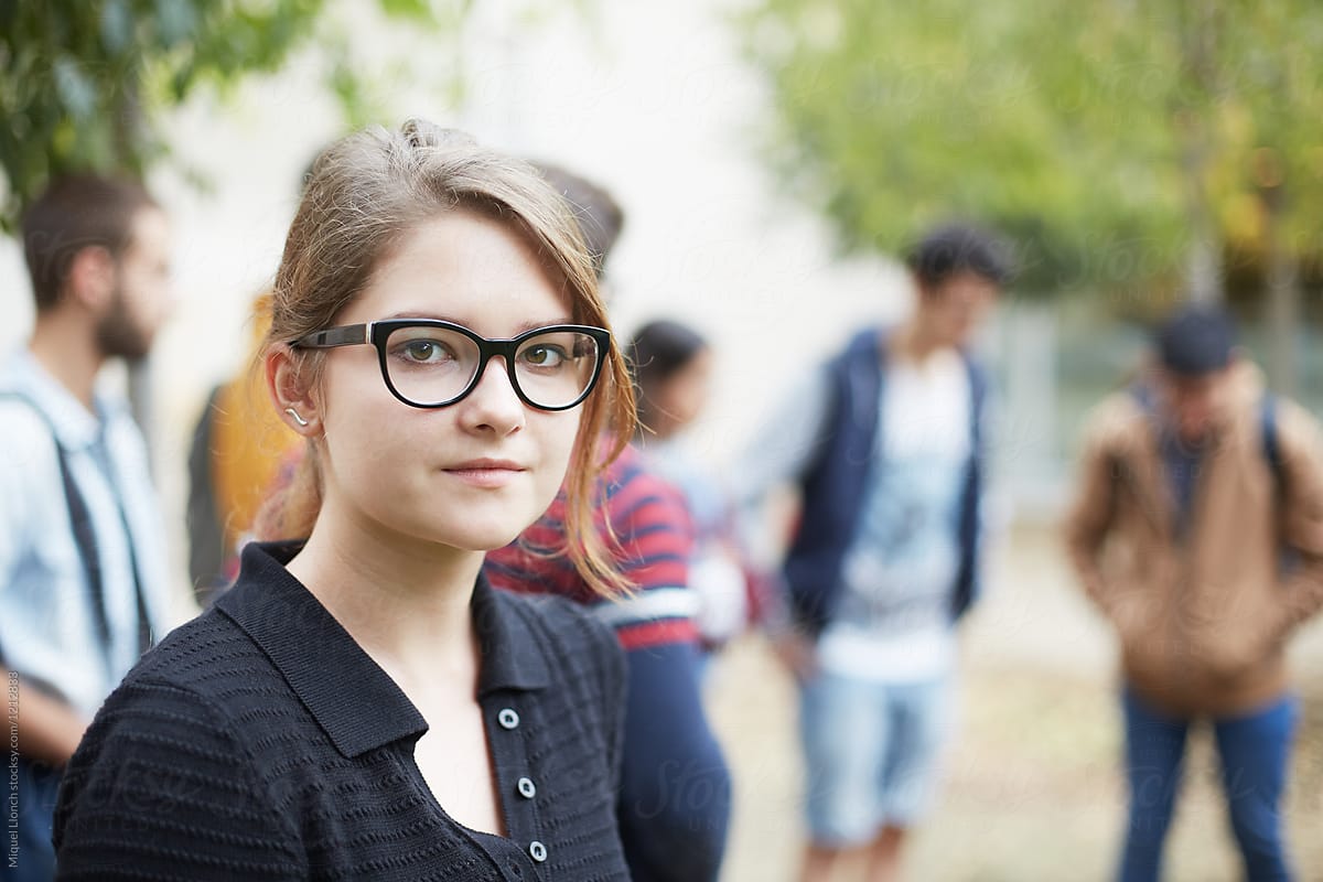 "Group Of Students And One Looking At Camera" by Stocksy Contributor ...