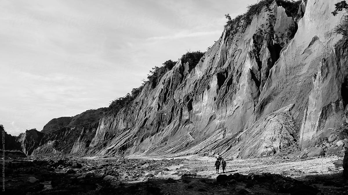 "Grand And Breathtaking View Of The Route Going Up The Volcano." by ...