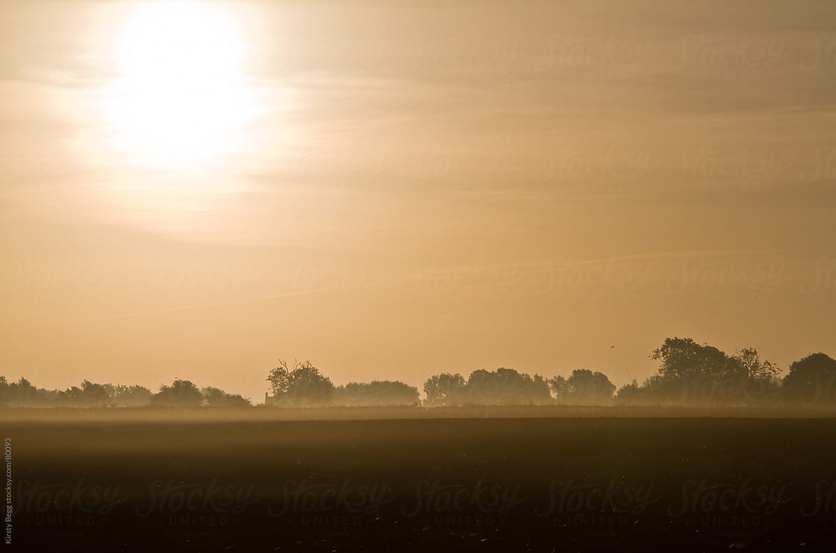"English Countryside At Sunrise" by Stocksy Contributor "Kirsty Begg ...