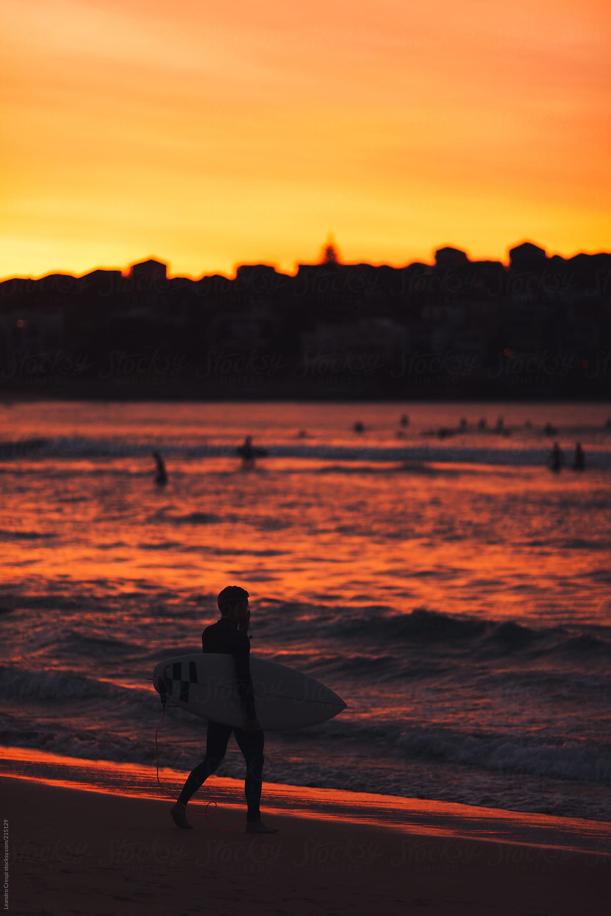 "Bondi Beach Surfing" by Stocksy Contributor "Leandro Crespi" - Stocksy