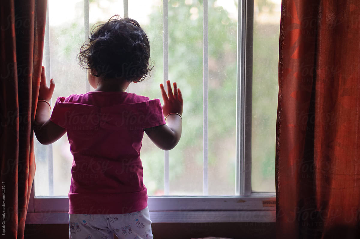 "Baby Girl Standing By The Window,rear View" by Stocksy Contributor ...