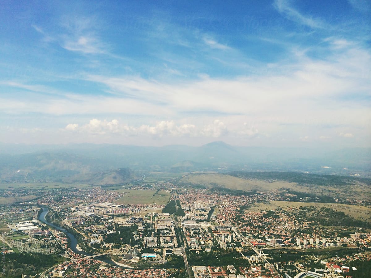 "Podgorica From Above" by Stocksy Contributor "Zoran Djekic" - Stocksy