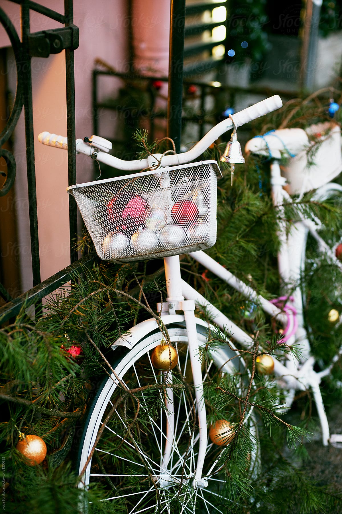 "Bicycle Decorated For Christmas" by Stocksy Contributor "Amor Burakova ...