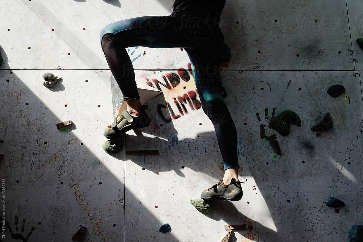 "Indoor Climbing" by Stocksy Contributor "Artem Zhushman" - Stocksy