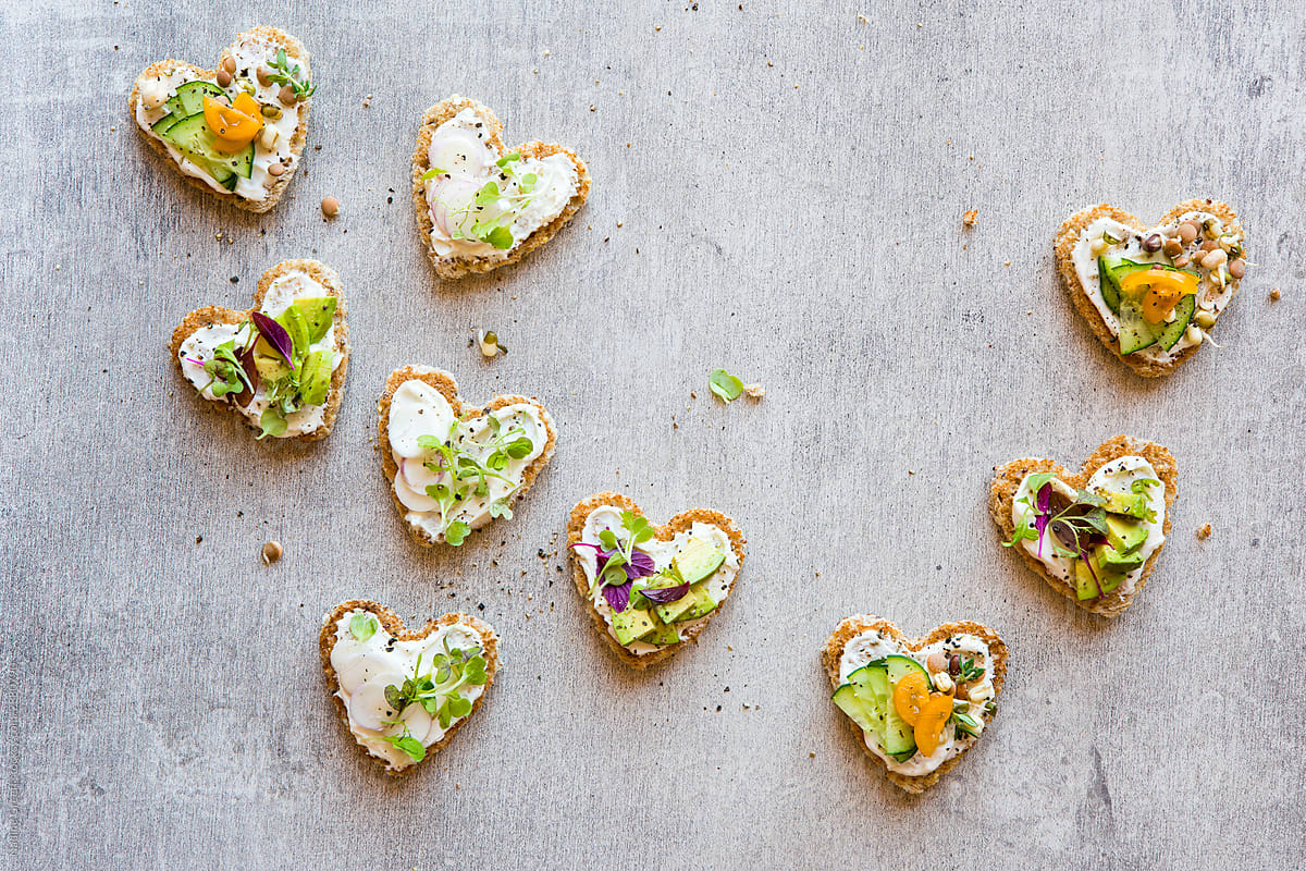 "Heart Shaped Sandwich Snack" by Stocksy Contributor "Nadine Greeff ...