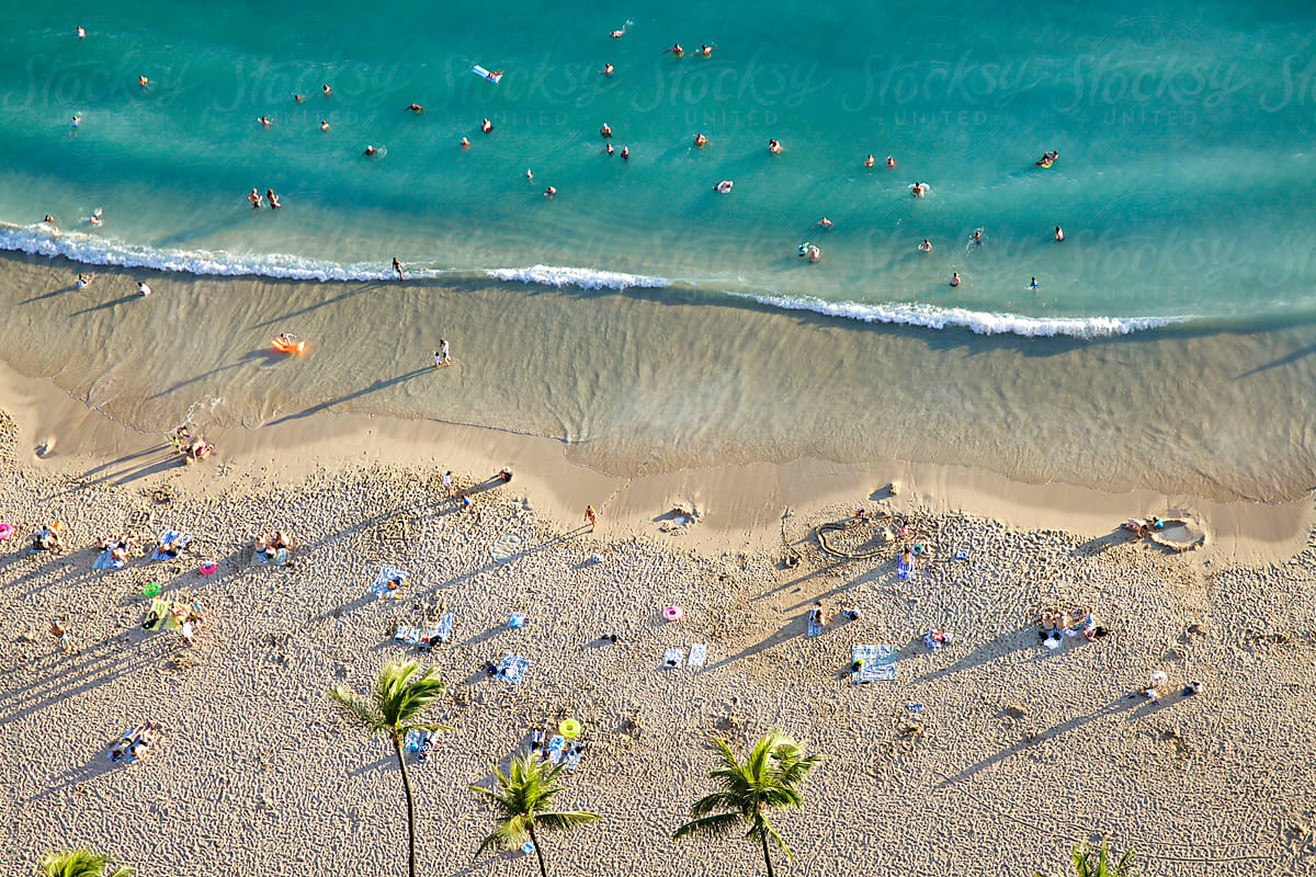 "Waikiki Beach" by Stocksy Contributor "Natalie JEFFCOTT" - Stocksy