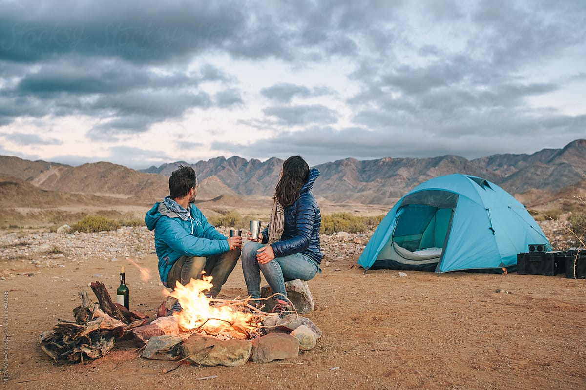 "Nature Campfire Outdoors" by Stocksy Contributor "Juno" - Stocksy