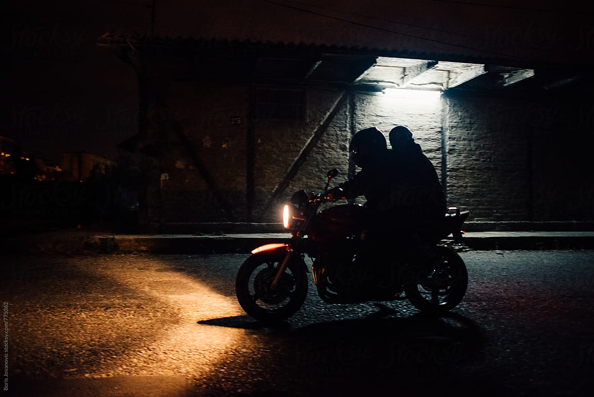 "Two Men Riding A Motorcycle" by Stocksy Contributor "Boris Jovanovic ...
