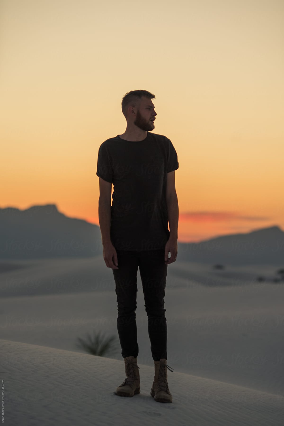 "Looking Out Over Desert" by Stocksy Contributor "Aaron Thomas" - Stocksy