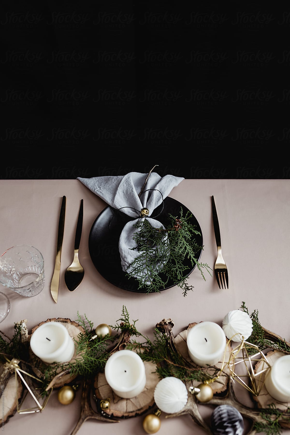 "Christmas Place Setting" by Stocksy Contributor "Tatjana Zlatkovic ...