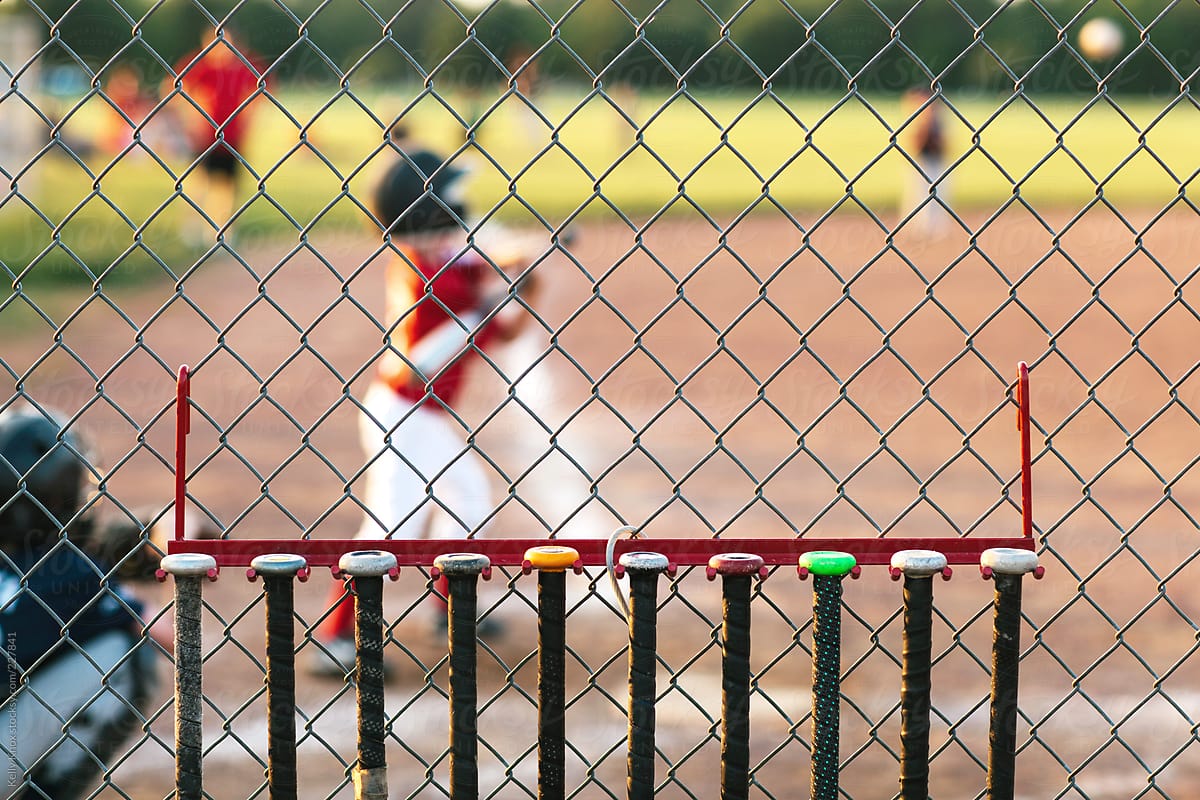 Baseball Chain Link Fence Background