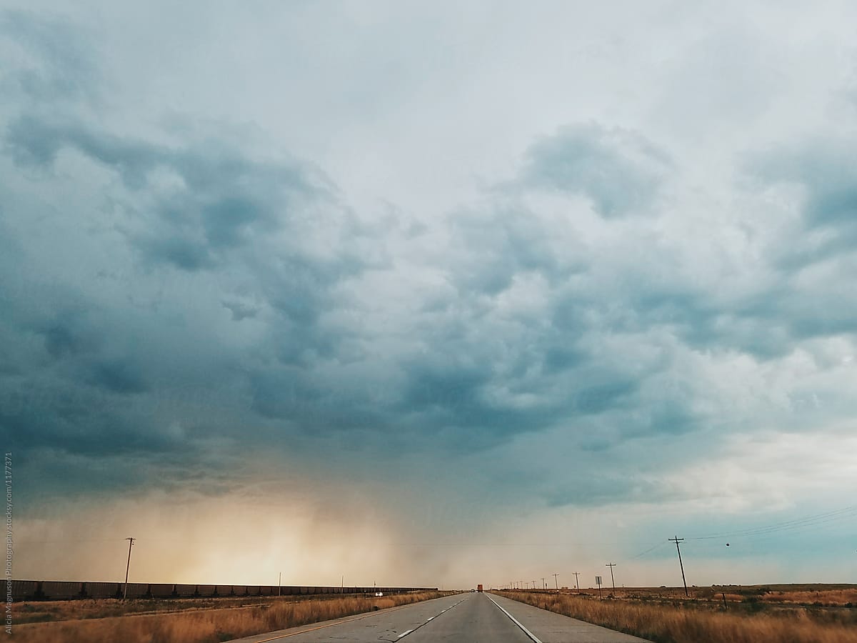 "Driving Into A Storm" by Stocksy Contributor "Alicia Magnuson ...