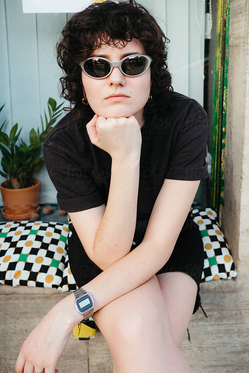 "Portrait Of A Tomboy Female On The Street" by Stocksy Contributor ...