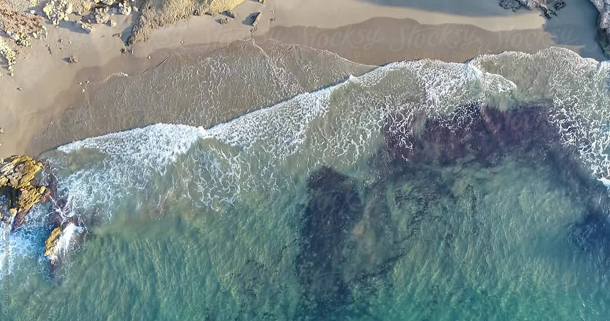 "Aerial View Of A Sea Texture Of Water" by Stocksy Contributor "CACTUS ...