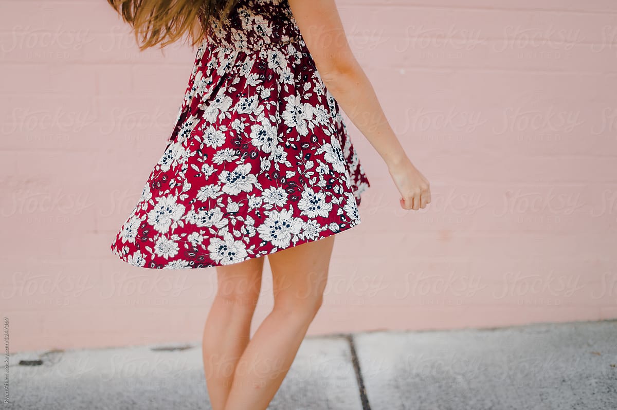 "Pink Wall Girl" by Stocksy Contributor "Ryan Ahern" - Stocksy