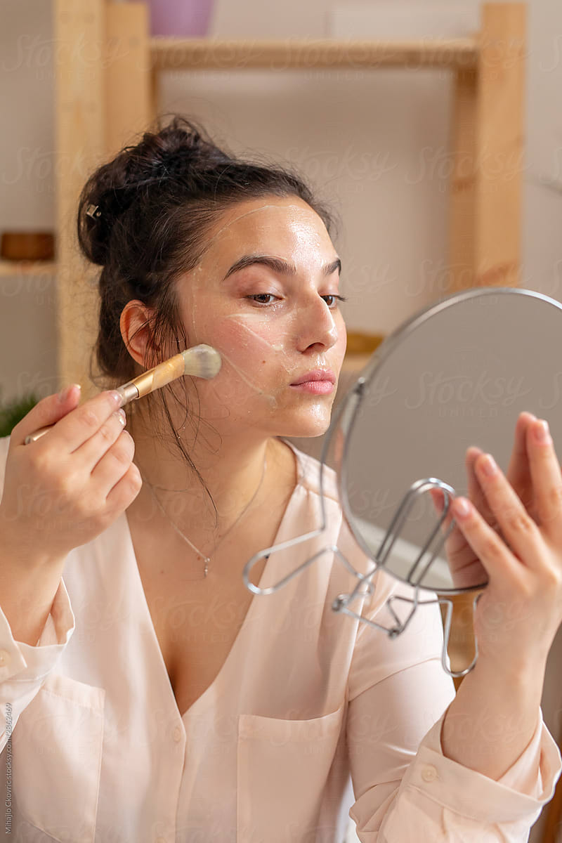 "Young Woman Making A Homemade Face Mask" by Stocksy Contributor ...