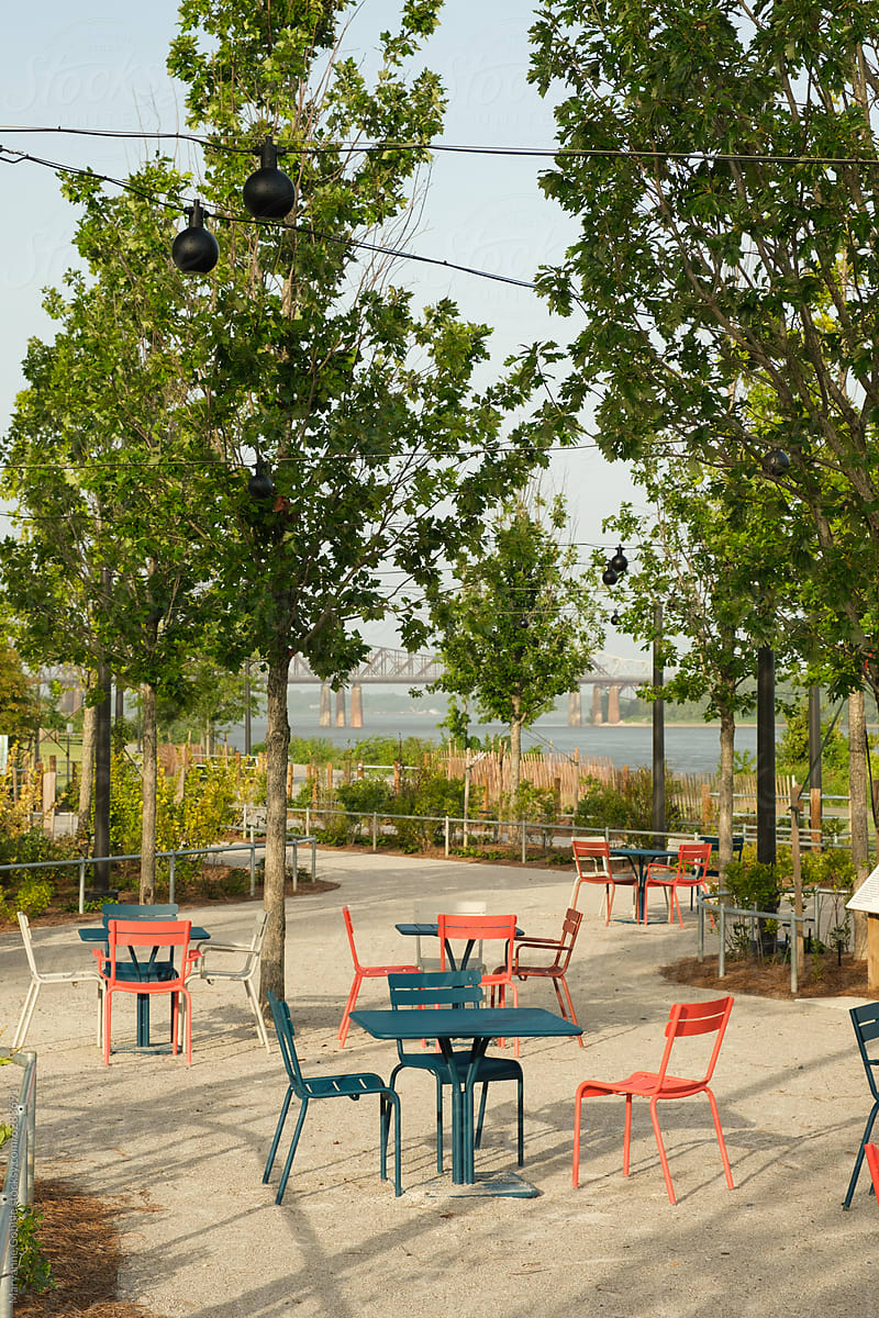 "Patio Seating In City Park Memphis Riverfront" by Stocksy Contributor ...