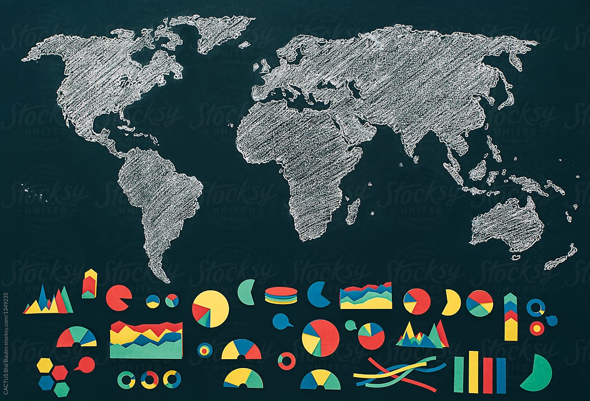 "World Charts" by Stocksy Contributor "CACTUS Creative Studio" - Stocksy