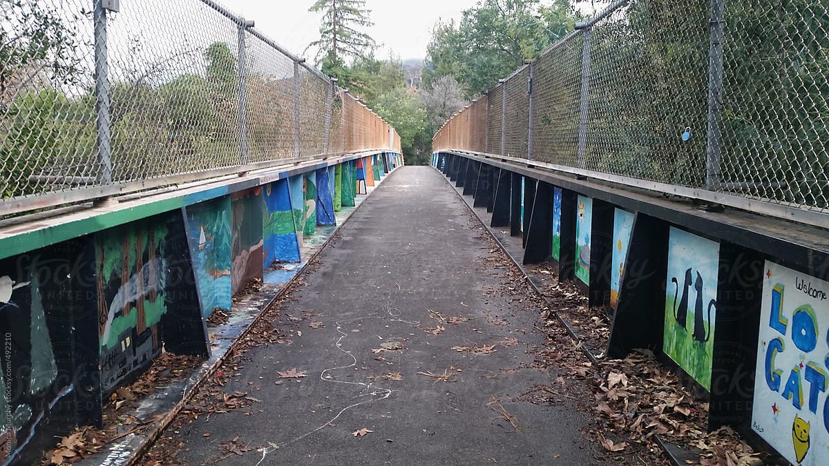 "Bridge Perspective, Paintings Along Walls" by Stocksy Contributor ...