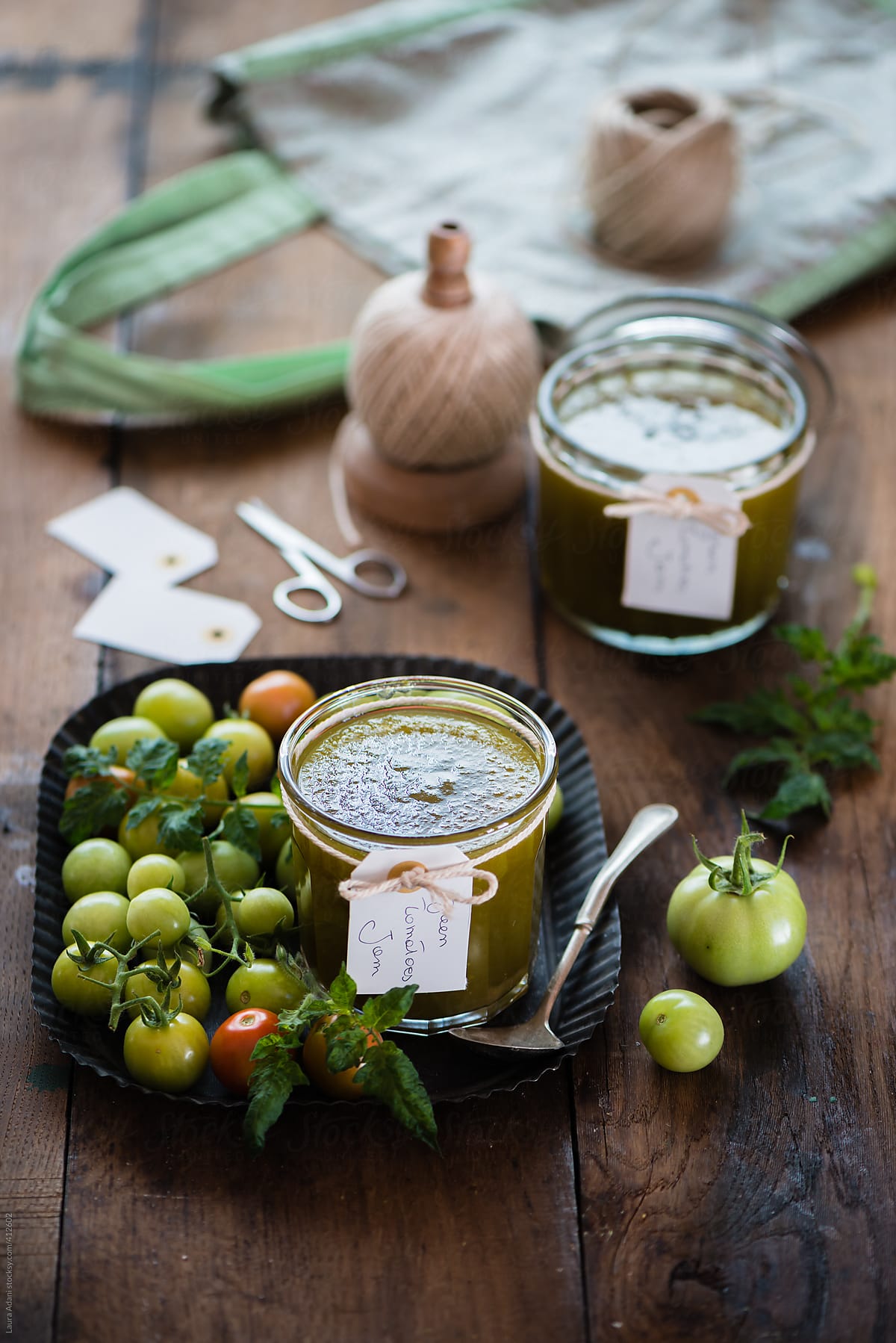 "Green Tomatoes Jam" by Stocksy Contributor "Laura Adani" - Stocksy