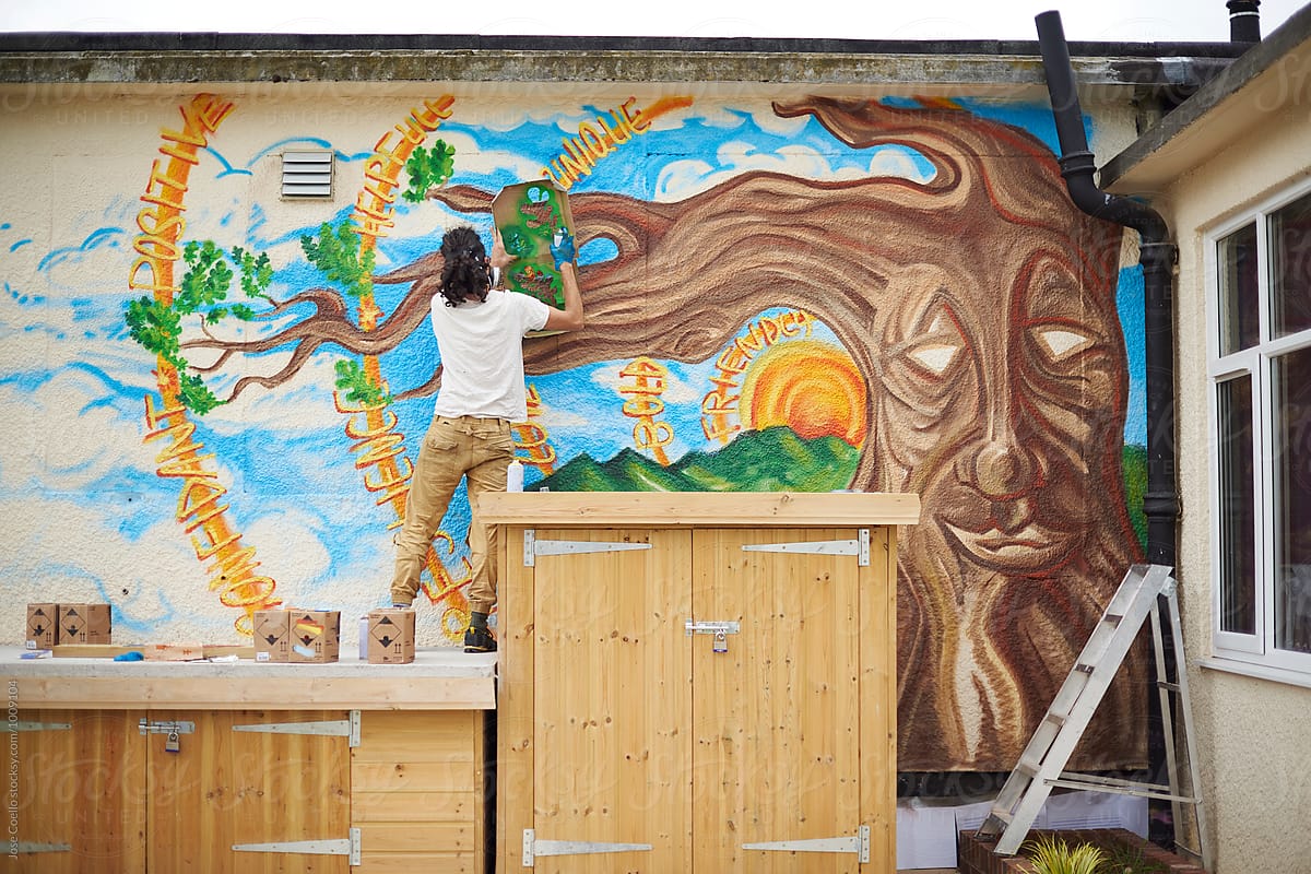 "Graffiti Artist" by Stocksy Contributor "Jose Coello" - Stocksy