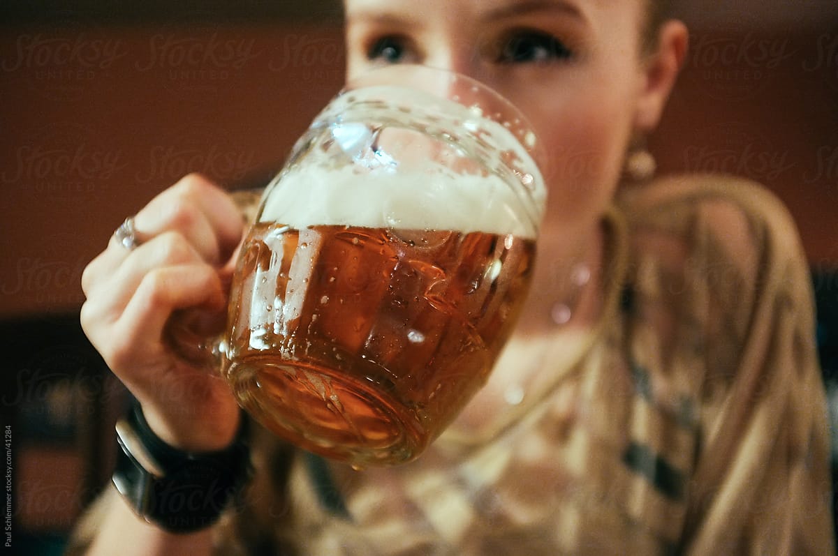 "Having A Midnight Beer With A Girlfriend" by Stocksy Contributor "Paul ...