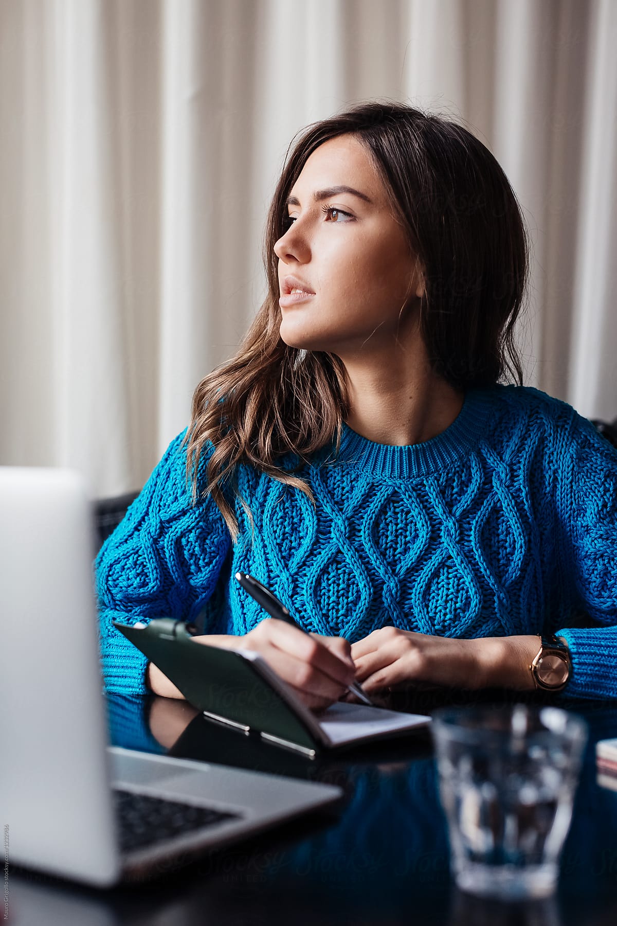 "Student At Home Preparing An Exam. Elearning." by Stocksy Contributor ...