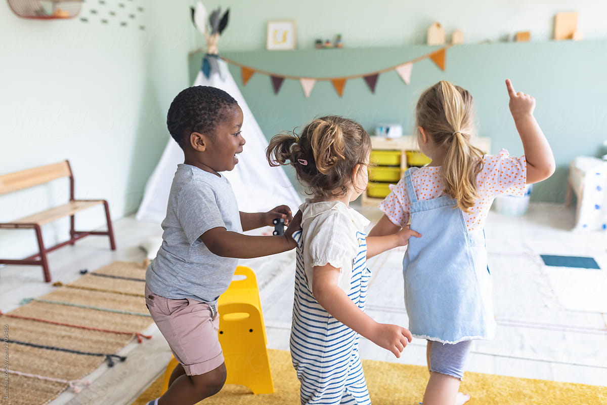 "Toddler Kids Playing Together" by Stocksy Contributor "Lumina" - Stocksy