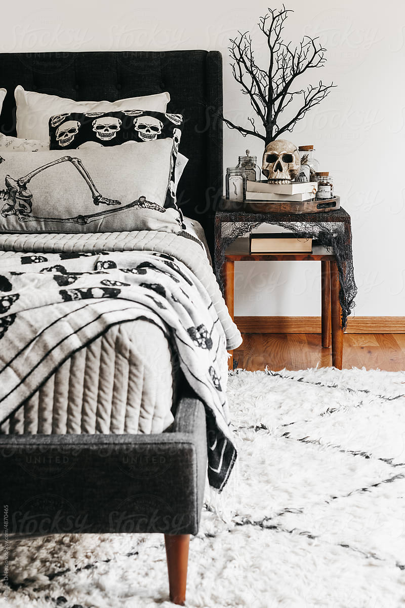 "Spooky Halloween Decorated Bedroom." by Stocksy Contributor "Melanie ...