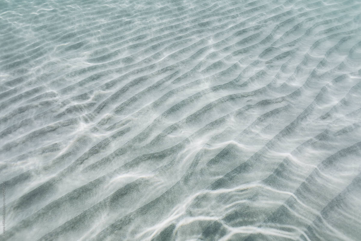 "Sea Floor Dunes And Refracted Light" by Stocksy Contributor "Jovana ...