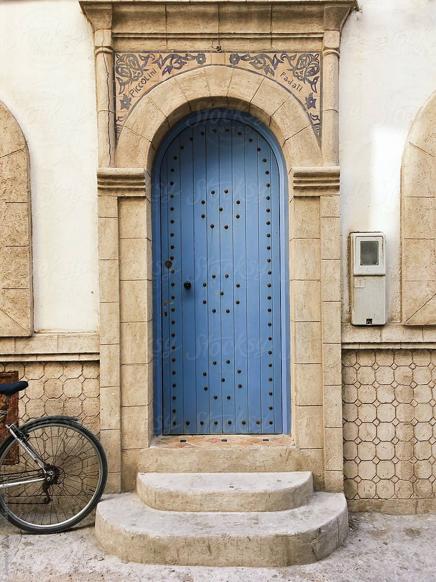 "Traditional Blue Door In A Historic Medina" by Stocksy Contributor ...